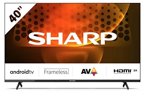 Sharp 2T-C40FH6KL2AB: 40-Inch FHD Android Smart Frameless LED TV SHARP ...